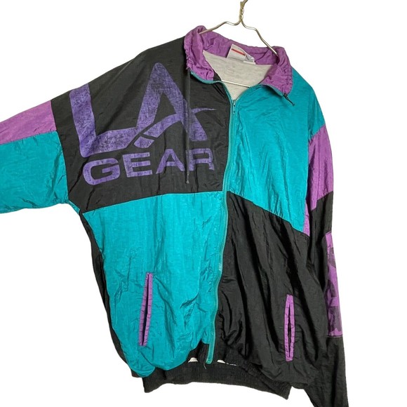 L.A. Gear | Jackets & Coats | Vintage Jacket La Gear Lightweight Nylon ...